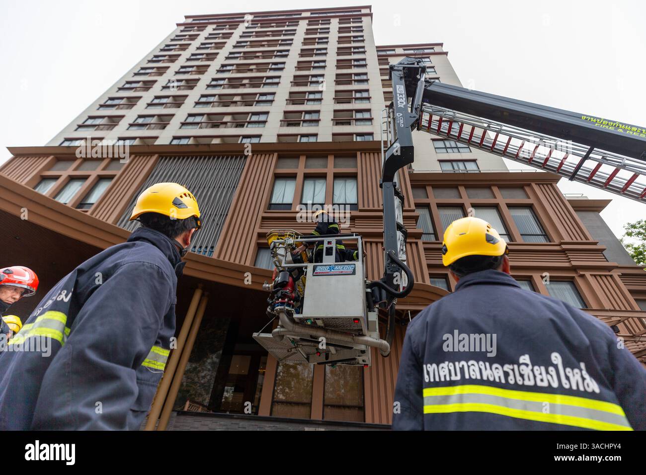 Chiang Mai, Thailand. 04th Apr, 2025. Disaster prevention and ...