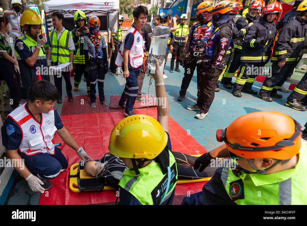 Chiang Mai, Thailand. 04th Apr, 2025. Disaster prevention and ...