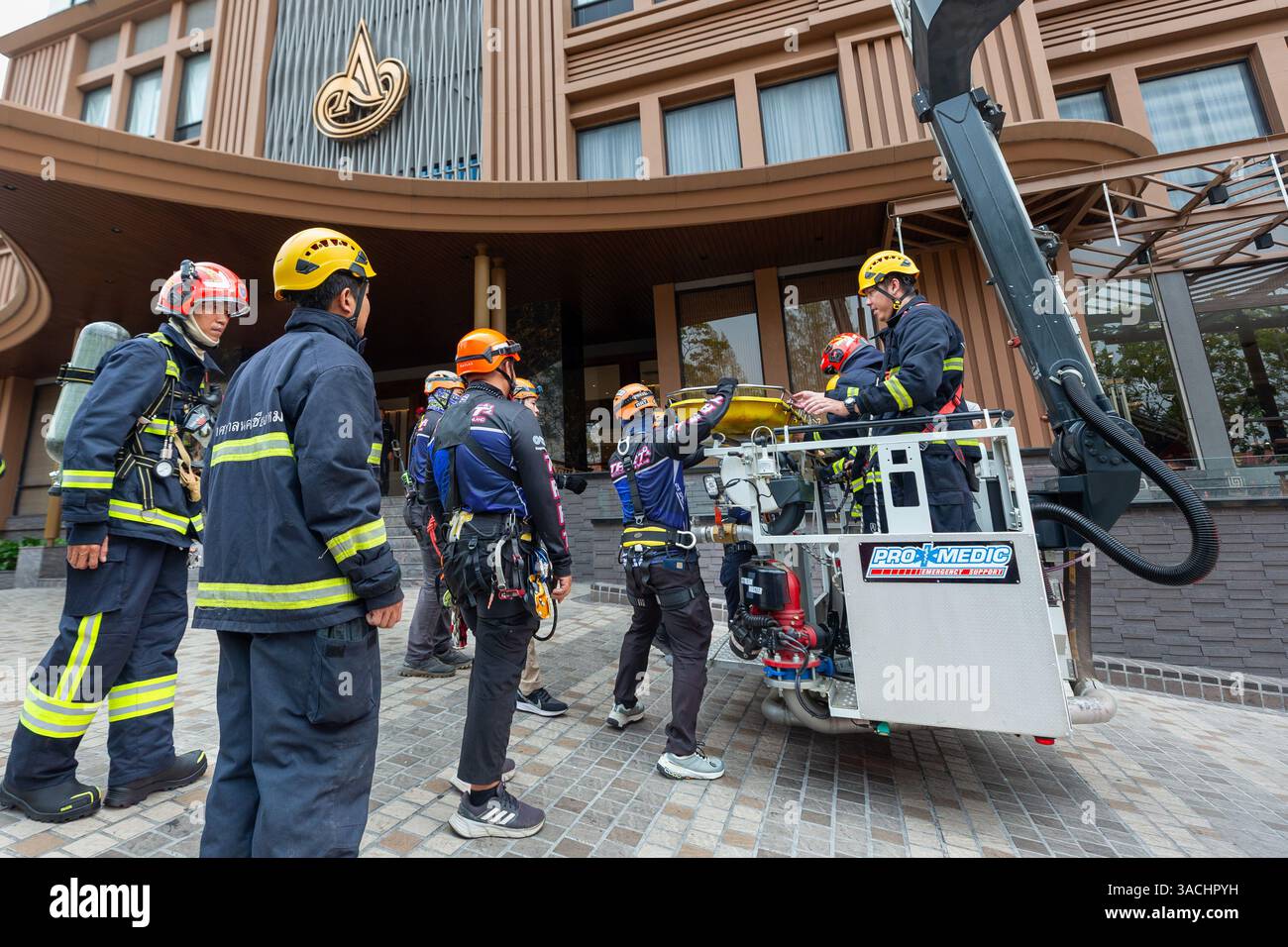 Chiang Mai, Thailand. 04th Apr, 2025. Disaster prevention and ...