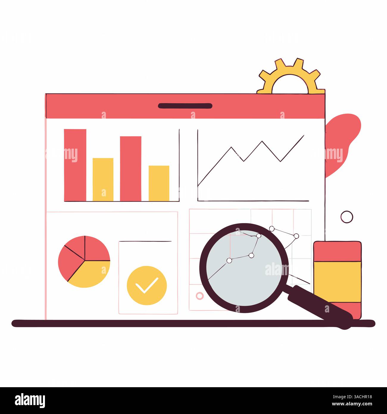 Diagram table study showing financial data analysis Stock Vector Image & Art - Alamy