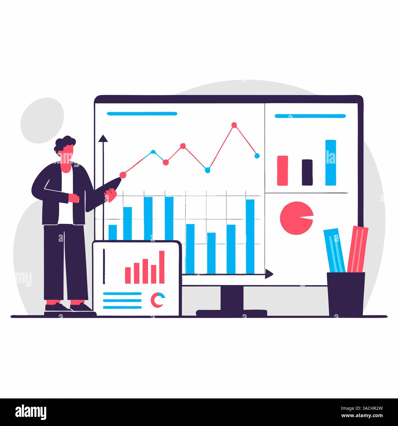 Diagram table study showing financial data analysis Stock Vector Image & Art - Alamy