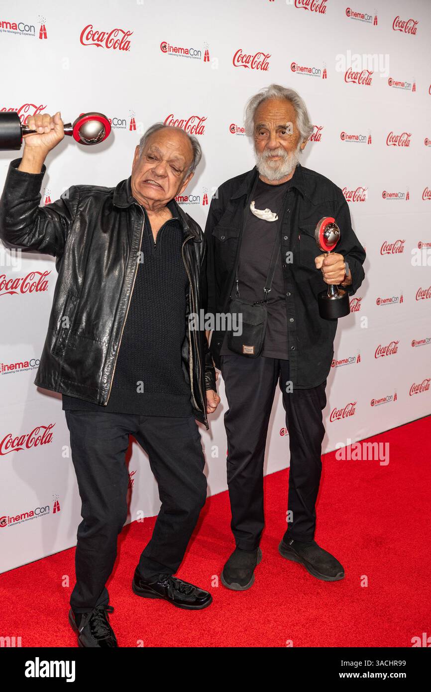LAS VEGAS, Nevada - Cheech and Chong at the 2025 Cinemacon Big Screen ...