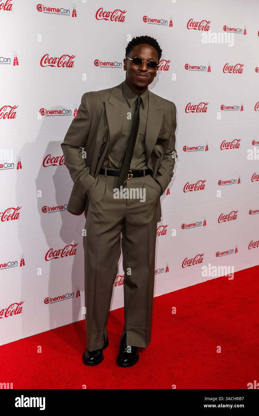 LAS VEGAS, Nevada - David Jonsson at the 2025 Cinemacon Big Screen ...