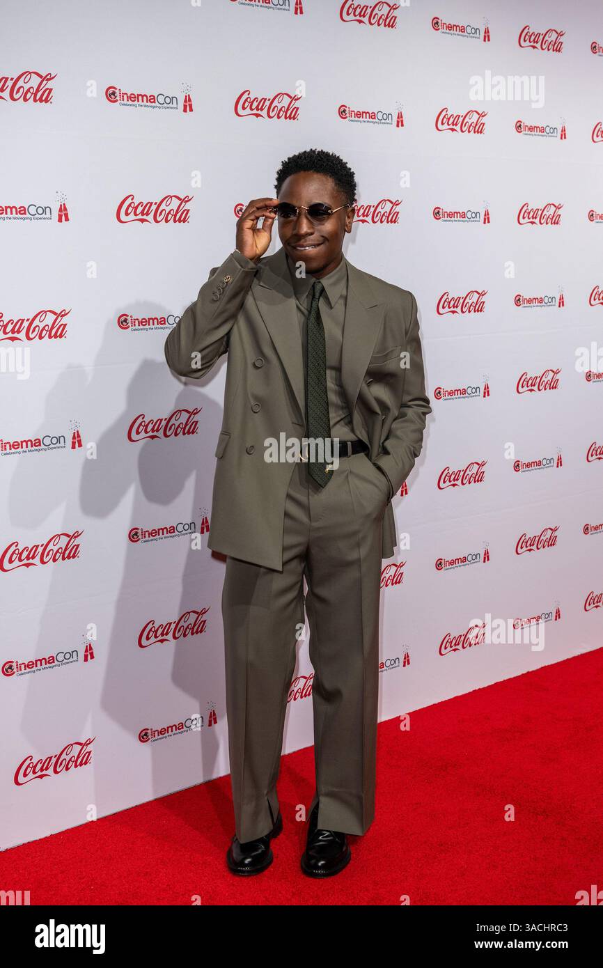 LAS VEGAS, Nevada - David Jonsson at the 2025 Cinemacon Big Screen ...