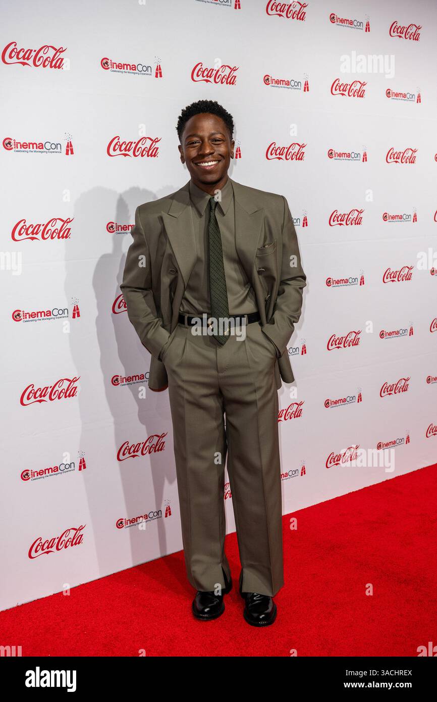 LAS VEGAS, Nevada - David Jonsson at the 2025 Cinemacon Big Screen ...