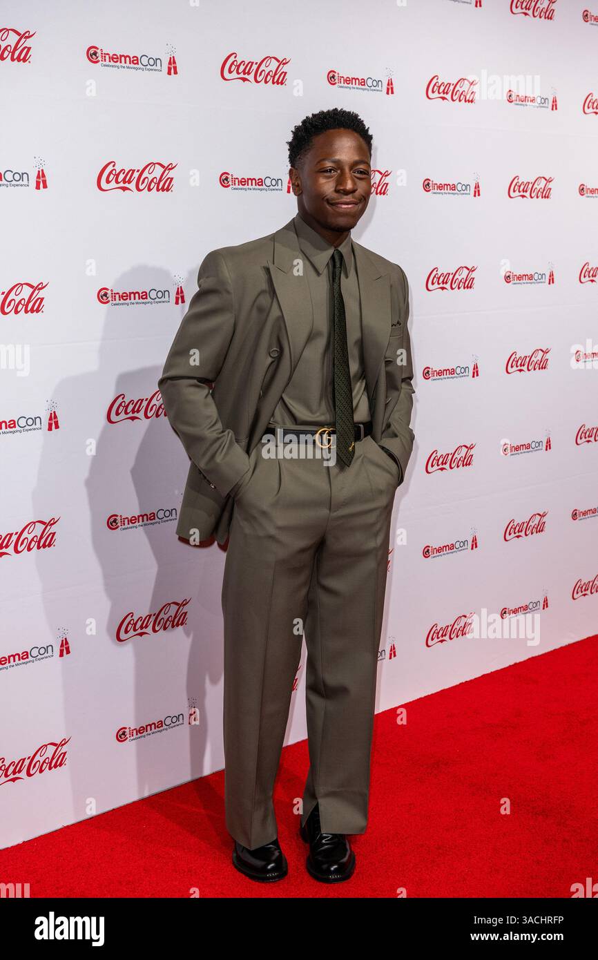 LAS VEGAS, Nevada - David Jonsson at the 2025 Cinemacon Big Screen ...