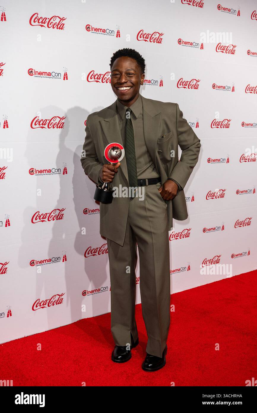 LAS VEGAS, Nevada - David Jonsson at the 2025 Cinemacon Big Screen ...