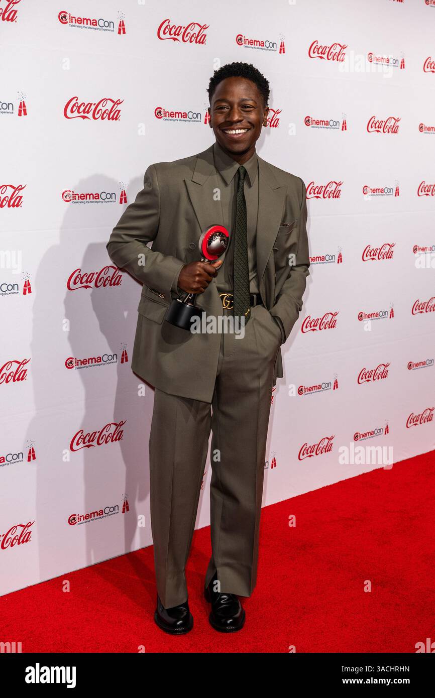 LAS VEGAS, Nevada - David Jonsson at the 2025 Cinemacon Big Screen ...