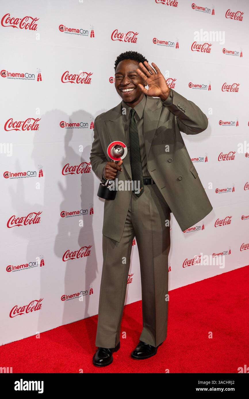LAS VEGAS, Nevada - David Jonsson at the 2025 Cinemacon Big Screen ...
