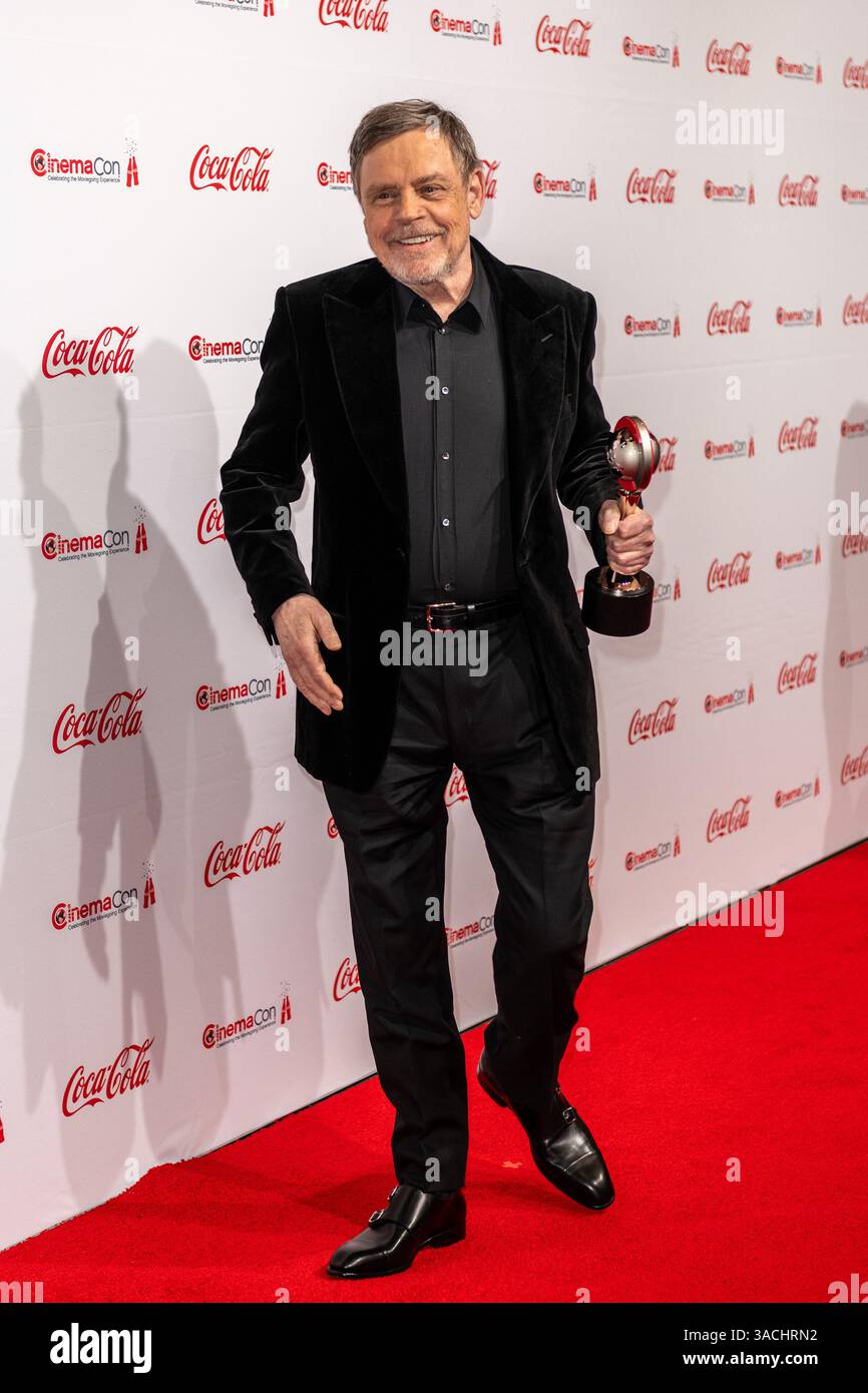 LAS VEGAS, Nevada - Mark Hamill at the 2025 Cinemacon Big Screen ...