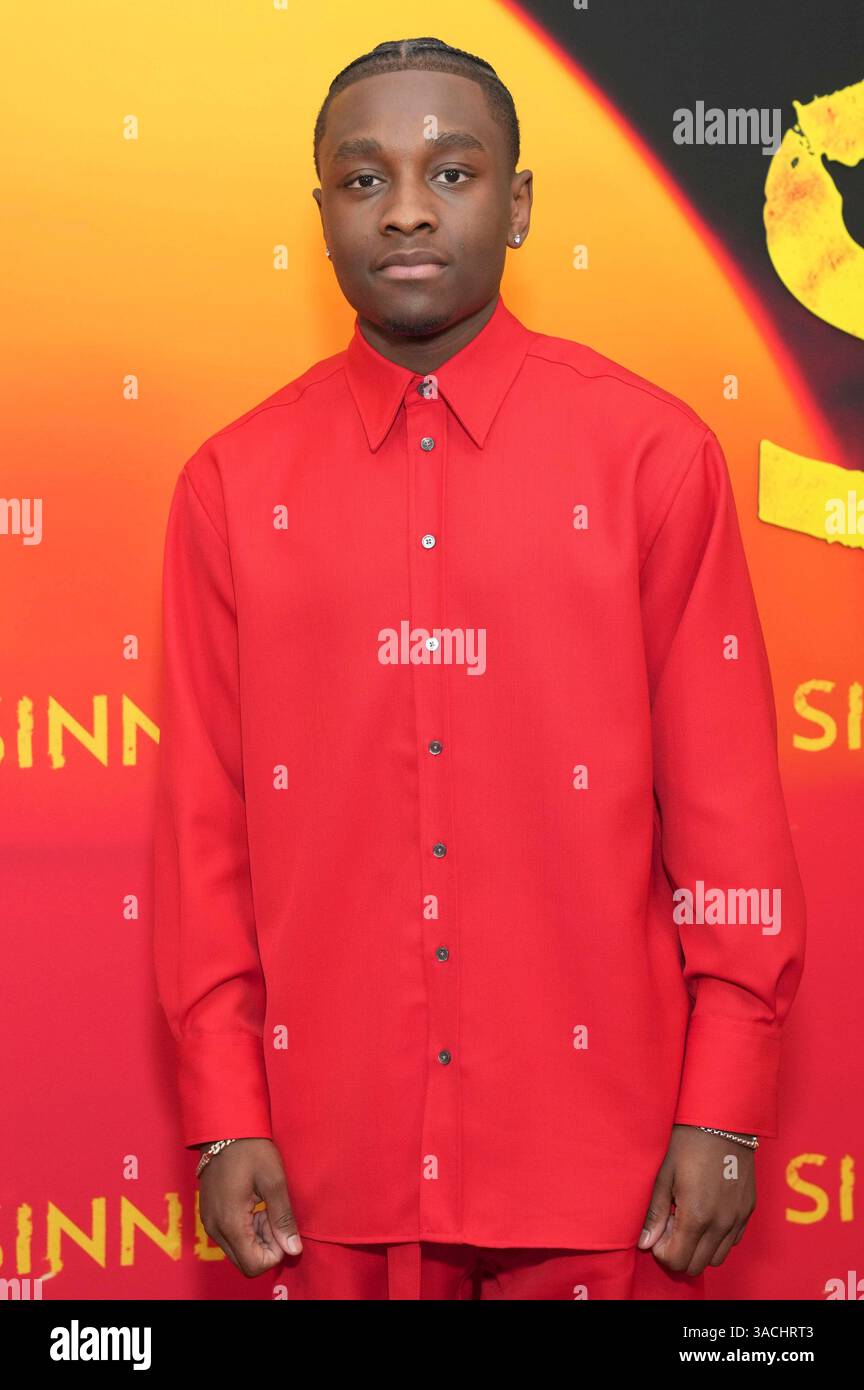 Miles Caton bei der Premiere des Kinofilms Sinners / Blood & Sinners im ...