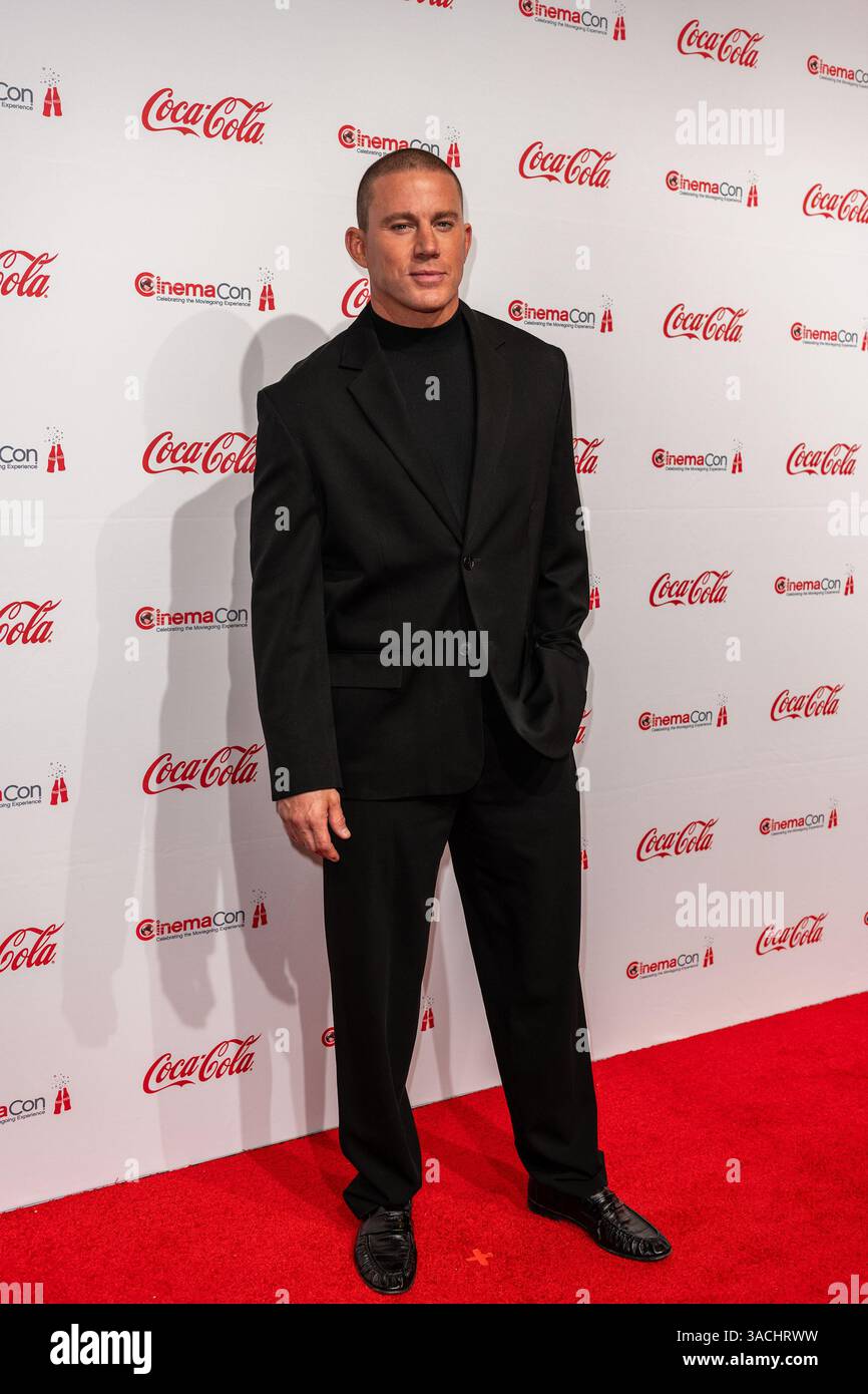 LAS VEGAS, Nevada - Channing Tatum at the 2025 Cinemacon Big Screen ...