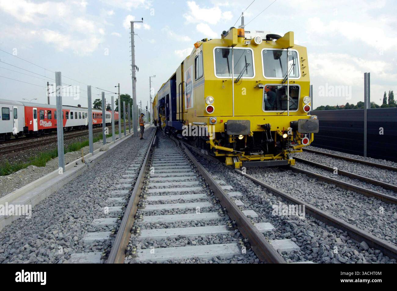 tracks and rails in railroad construction, for transportation by train ...