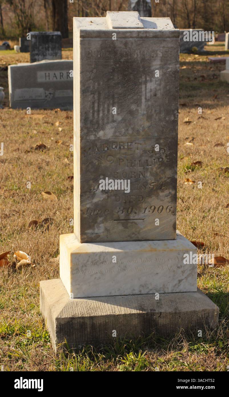 Bullard TX - January 16, 2025: Historical Headstone at Historic City ...