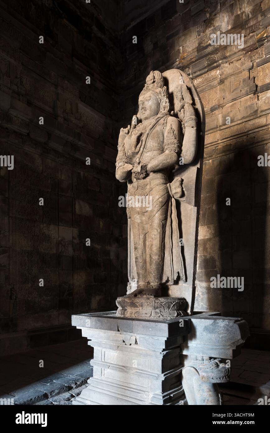 Statue of Shivain the Shiva Temple, Prambanan Temple Compounds ...