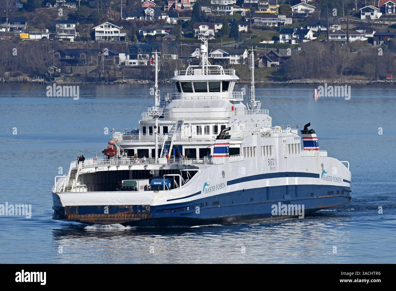 Oslofjord Ferry BASTO V Stock Photo - Alamy