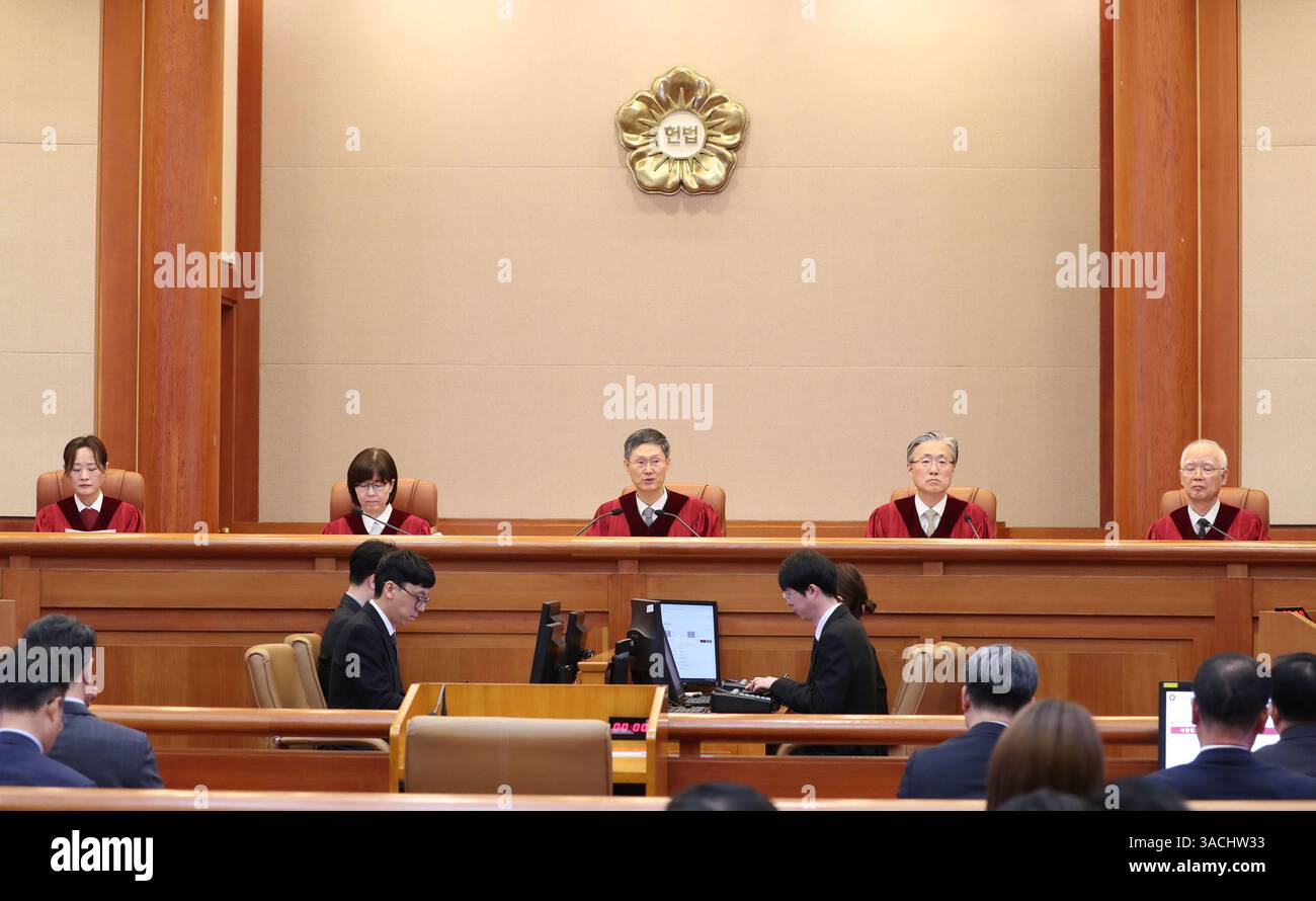 Seoul, South Korea. 4th Apr, 2025. South Korean acting Constitutional ...