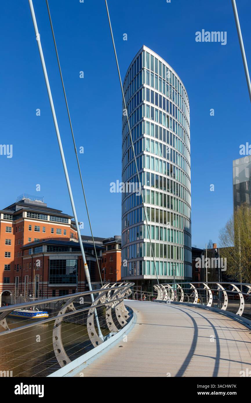 Modern architecture of The Eye apartment block building, Valentine ...