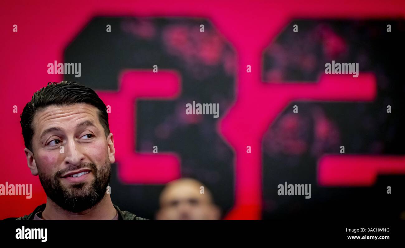 AMSTERDAM - Ben Saddik and Ristea face the press ahead of Glory 99 ...