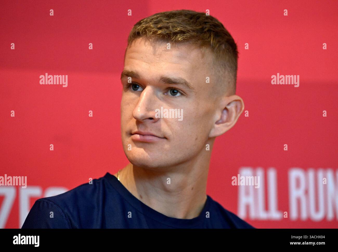 Prague, Czech Republic. 04th Apr, 2025. Czech athlete Patrik Vebr ...