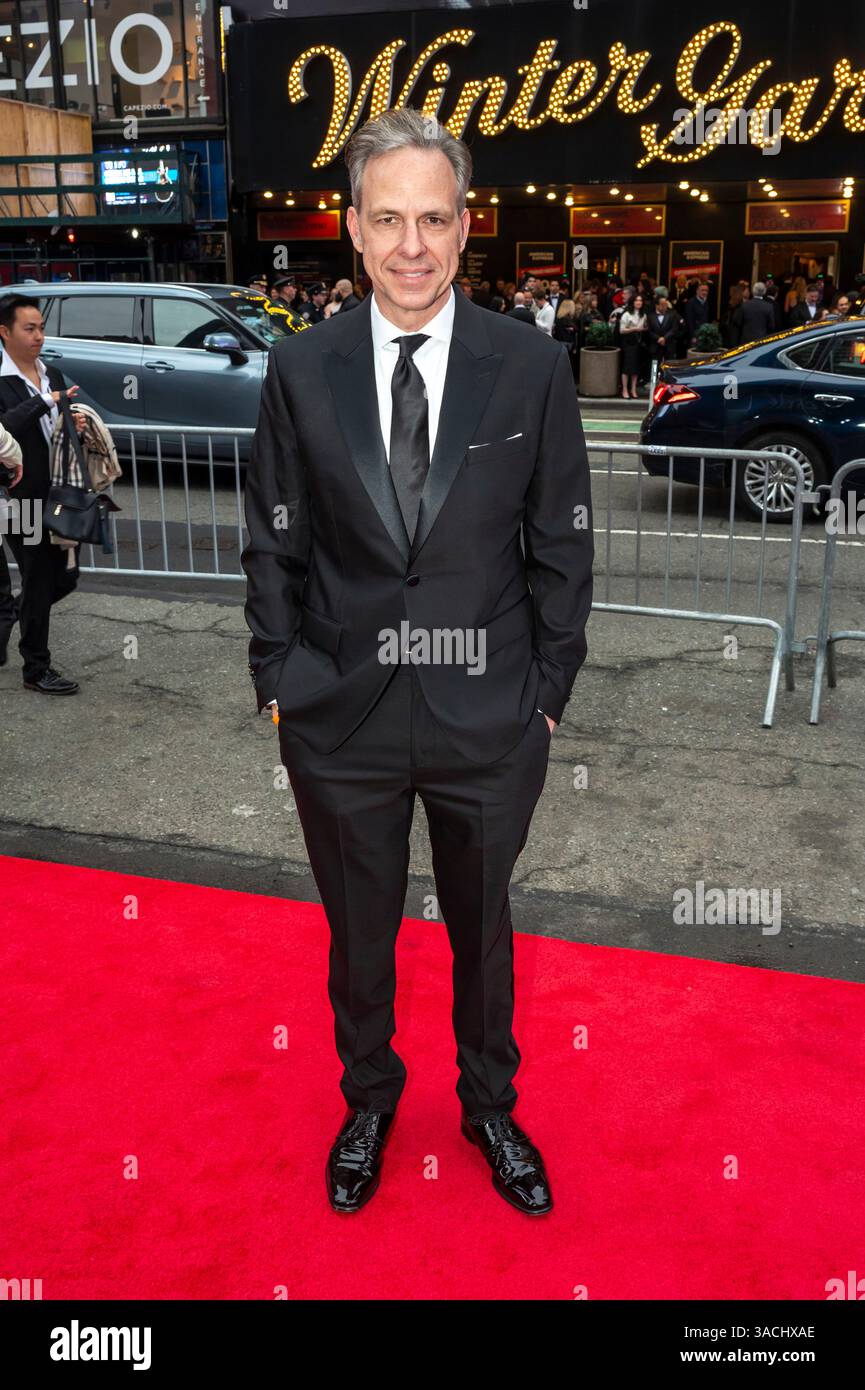 NEW YORK, NEW YORK - APRIL 03: Jake Tapper attends "Good Night, And ...