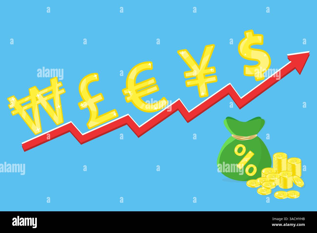 Concept budget icons in Stock Vector Images - Alamy