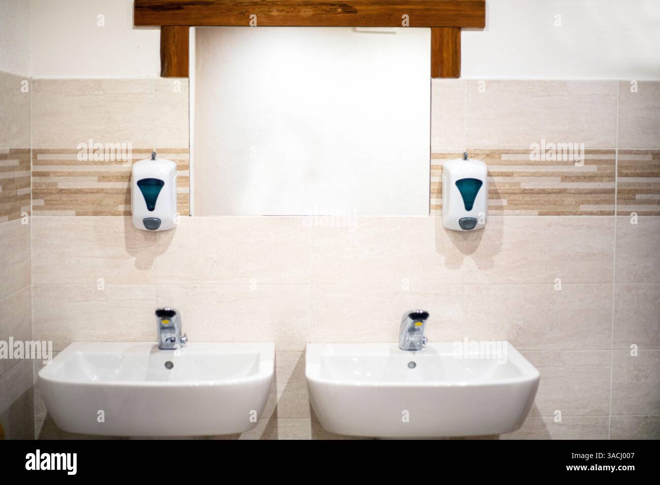 italian interior in a cafe in the toilet room Stock Photo - Alamy
