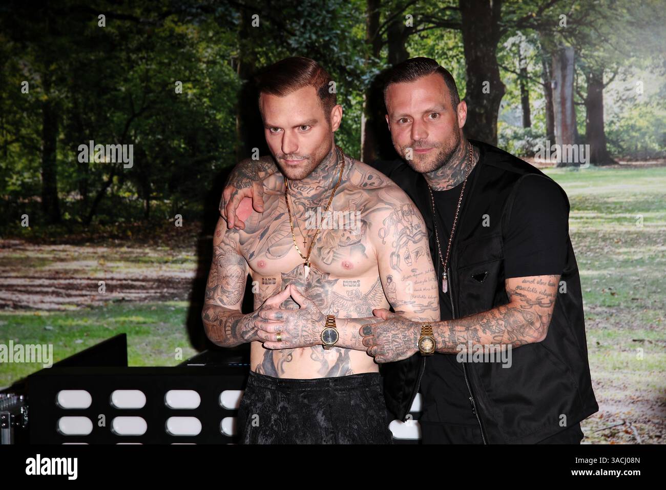 Kontra K, aka Maximilian Tibor Albert Diehn, Berlin rapper with his wax ...