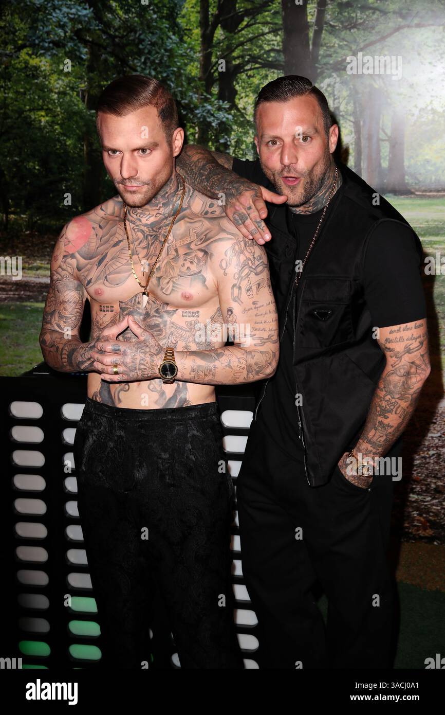 Kontra K, aka Maximilian Tibor Albert Diehn, Berlin rapper with his wax ...