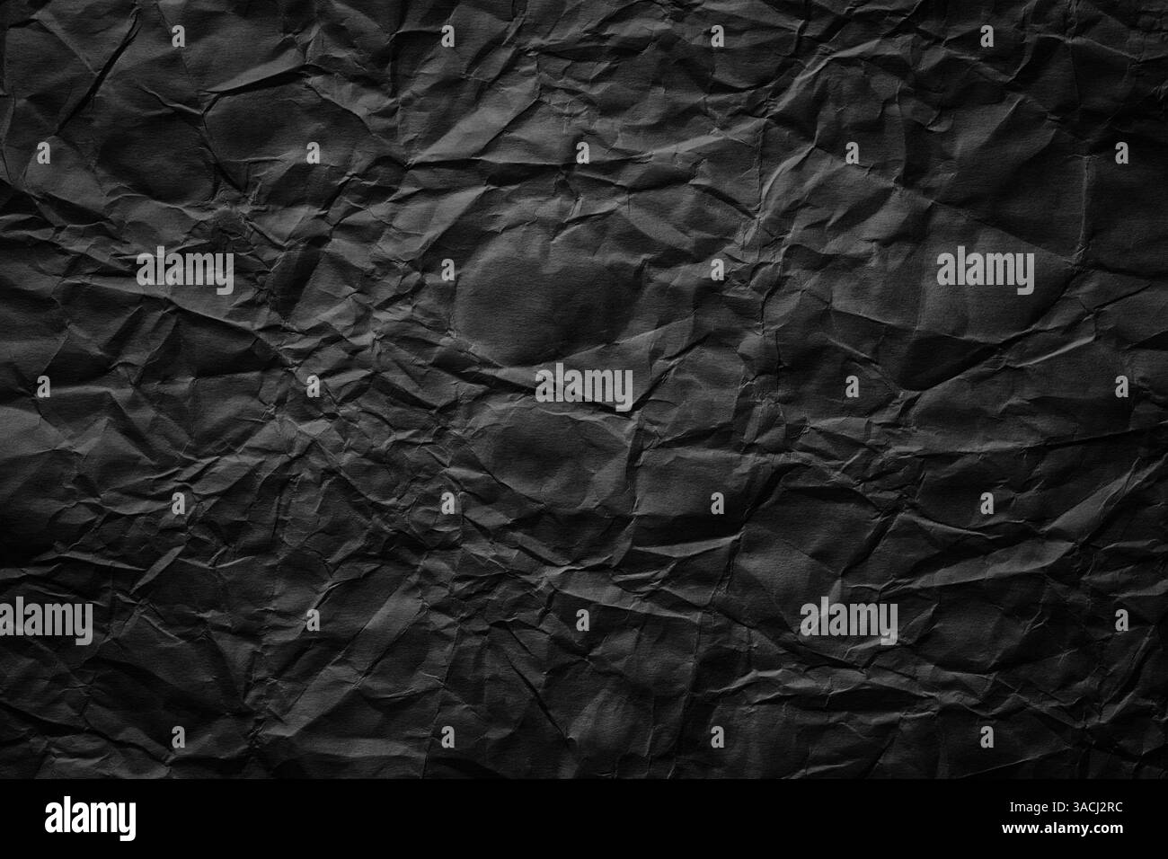 black crumpled paper background, rough page texture Stock Photo - Alamy