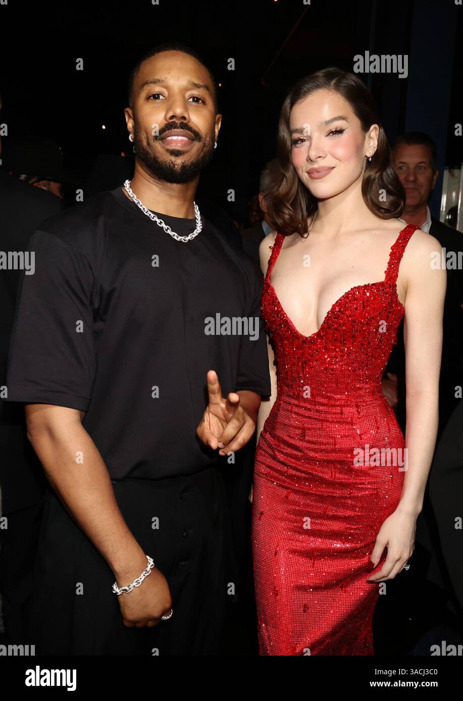 New York, NY, USA. 3rd Apr, 2025. Michael B. Jordan and Hailee ...