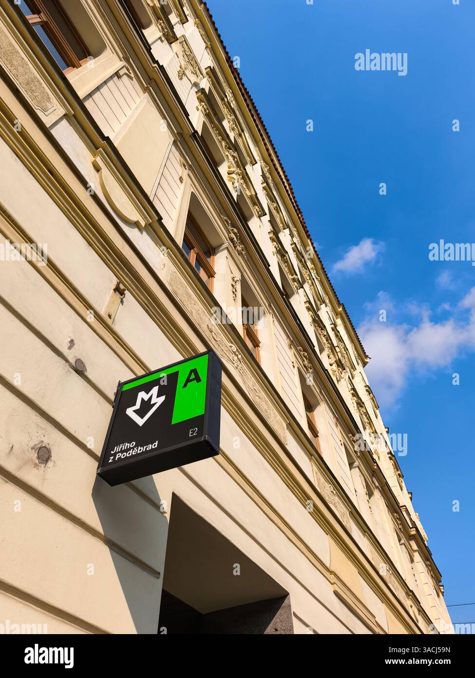 Jiriho z podebrad metro station hi-res stock photography and images - Alamy