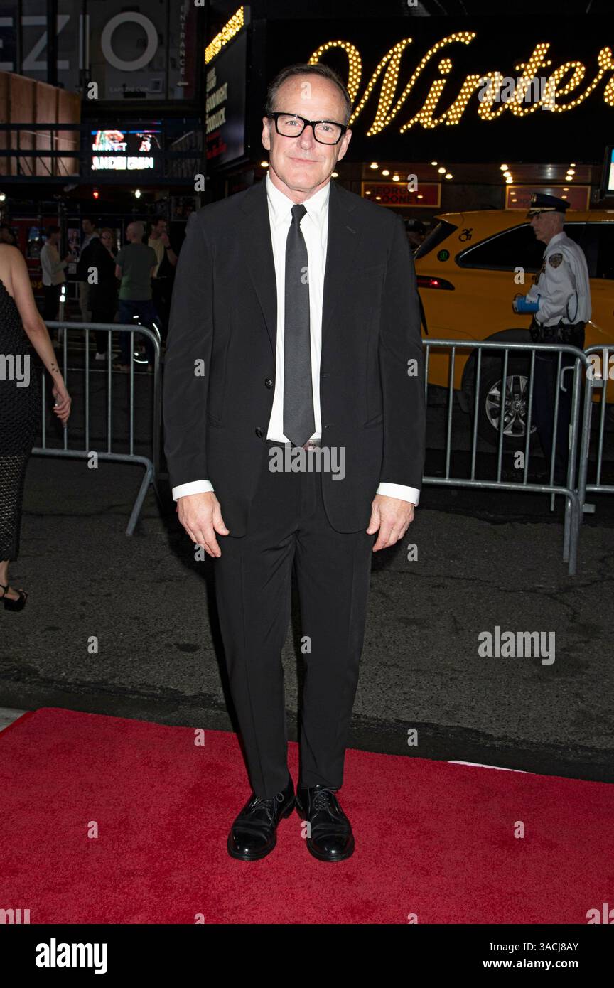 Clark Gregg bei der Broadway-Premiere des Theaterstücks 'Good Night ...
