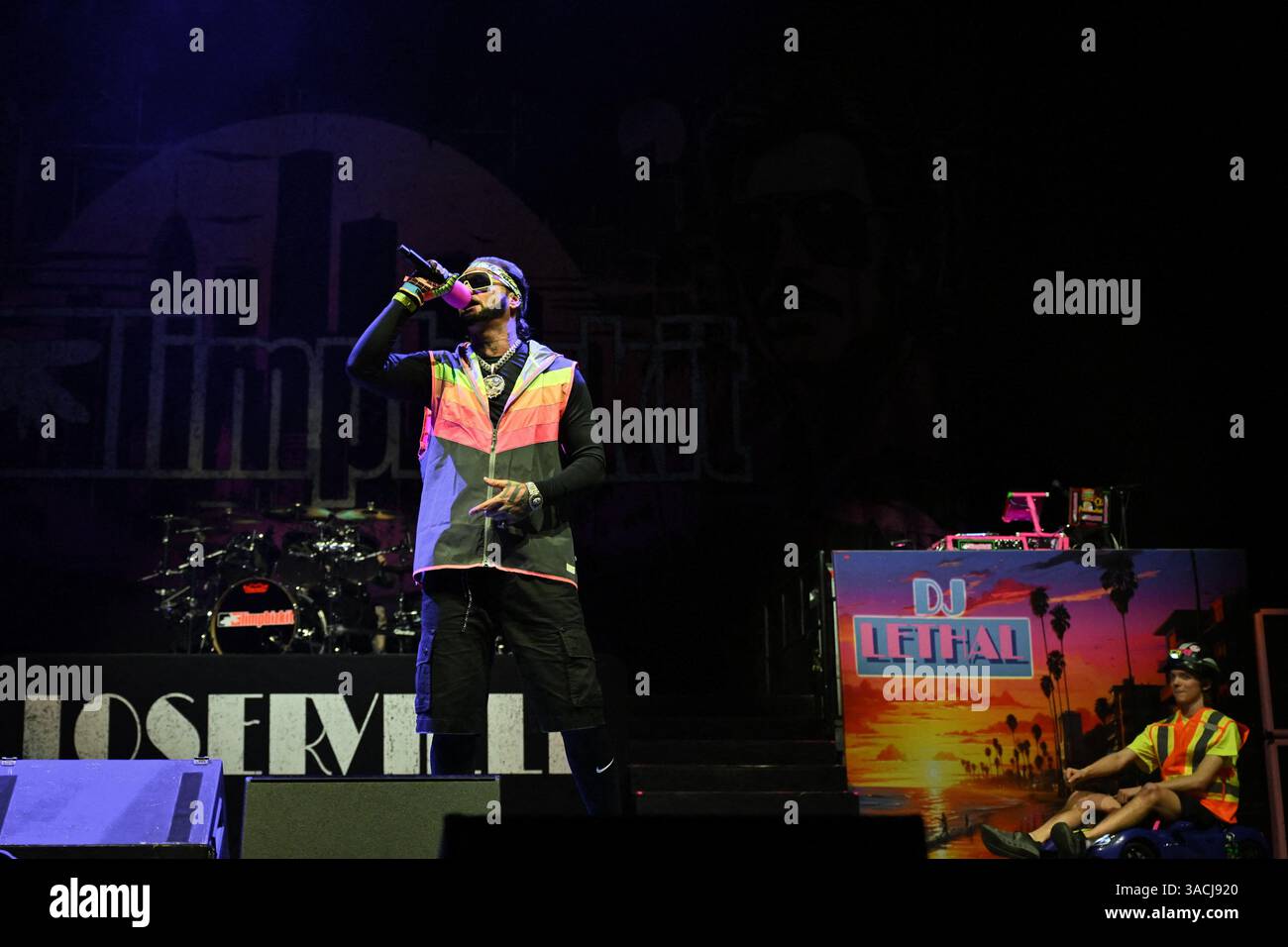 Paris, France. 02nd Apr, 2025. Riff Raff, Loserville 2025 performs at ...