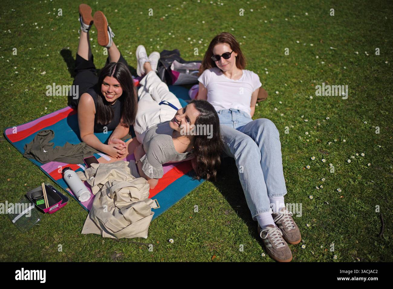 (left-right) Orla Doherty, Charlotte Armstrong and Lora Zhechkova ...