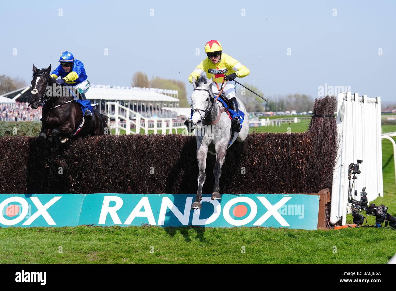 Caldwell Potter ridden by Harry Cobden on their way to winning the ...