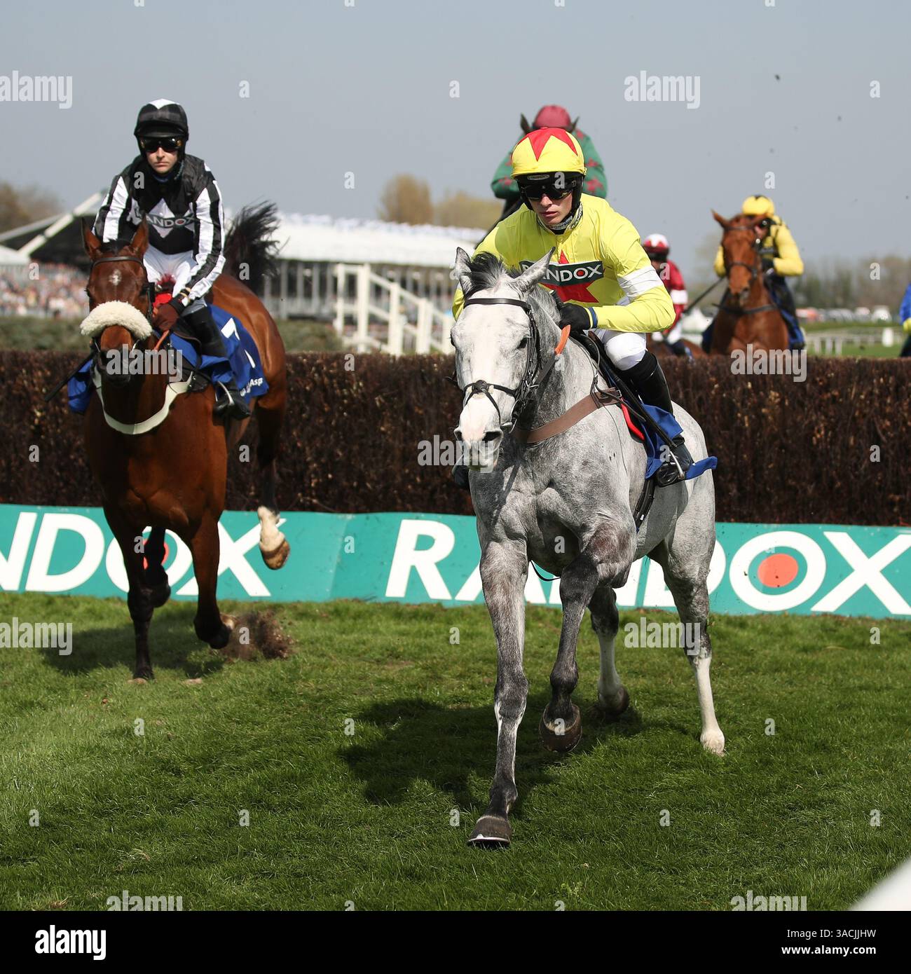 Liverpool, UK. 04th Apr, 2025. Caldwell Potter (J) Harry Cobden (T ...