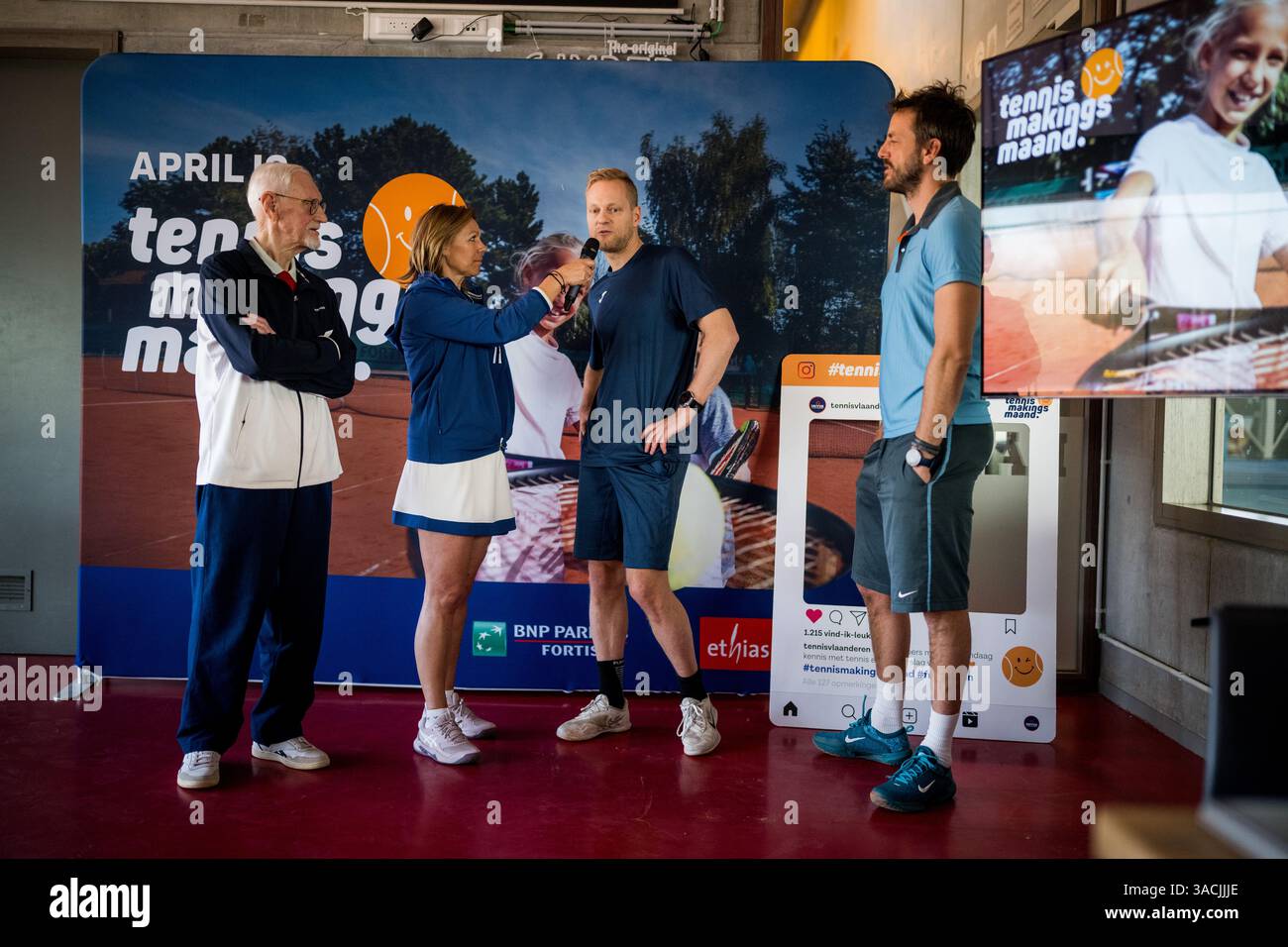 ATTENTION EDITORS - COVERAGE REQUESTED TO BELGA BY TENNIS VLAANDEREN ...