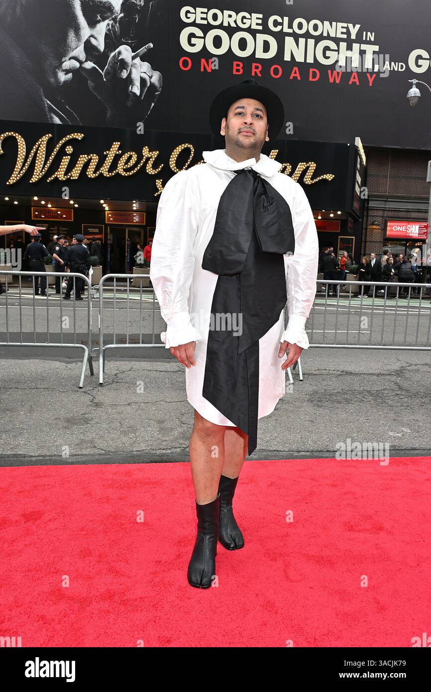 Neal Gupta attends the "Good Night, and Good Luck" Broadway opening ...