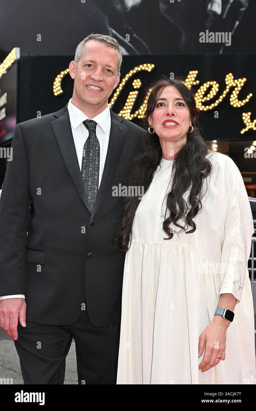 Sean Patrick Maloney and Rachel Chavkin attends the "Good Night, and ...