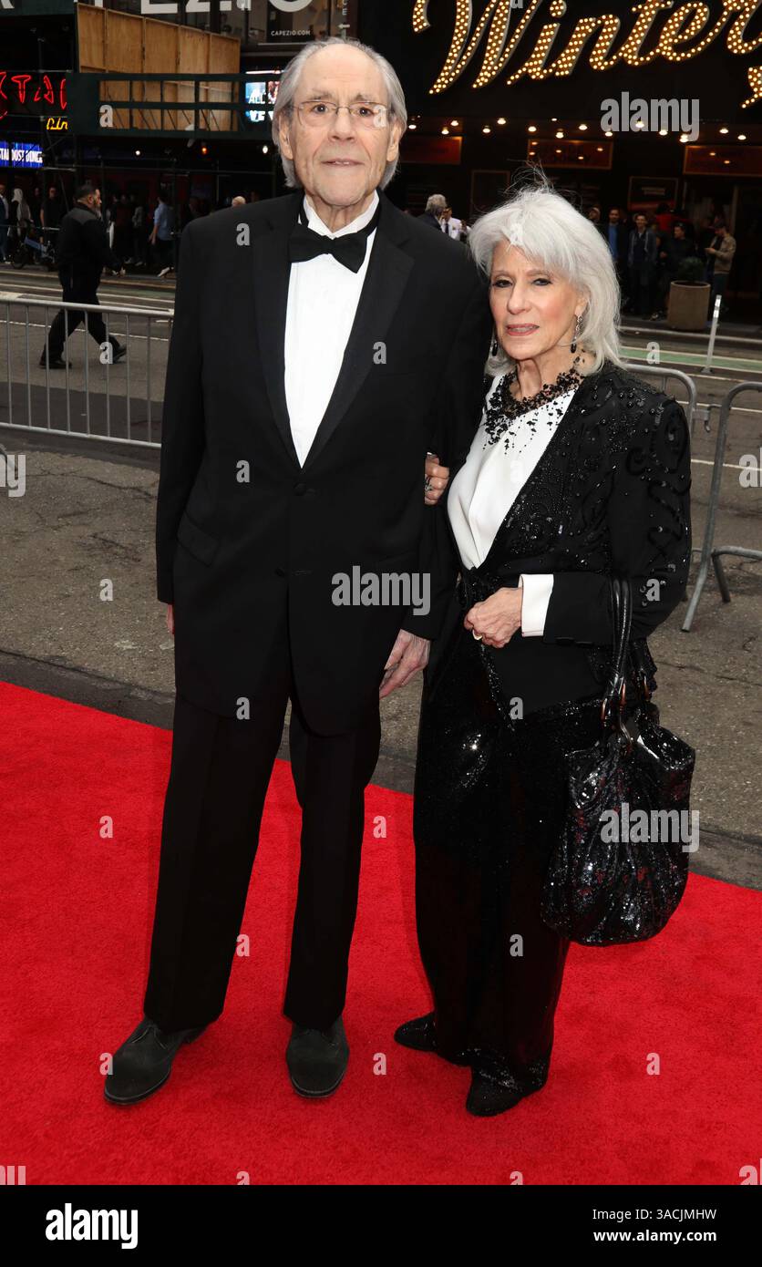 April 3, 2025, New York, New York, USA: Actor ROBERT KLEIN and JAMIE ...