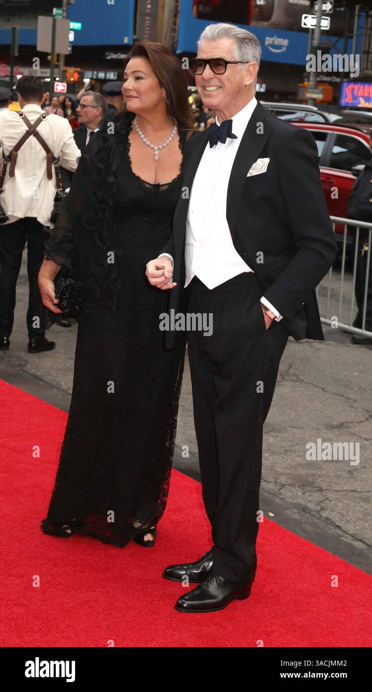 April 3, 2025, New York, New York, USA: KEELY SHAYE SMITH and actor ...