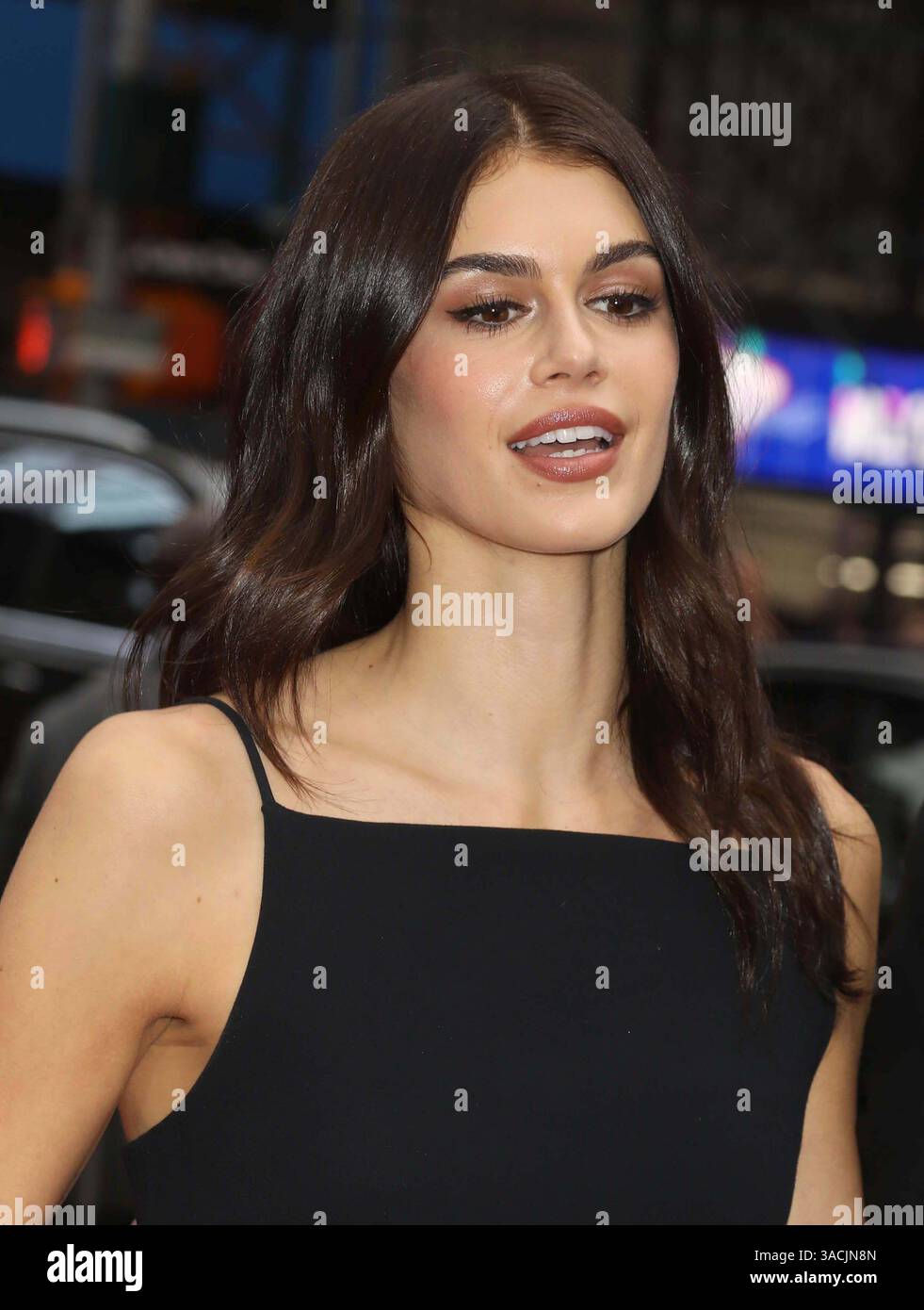 April 3, 2025, New York, New York, USA: Model KAIA GERBER seen at the ...