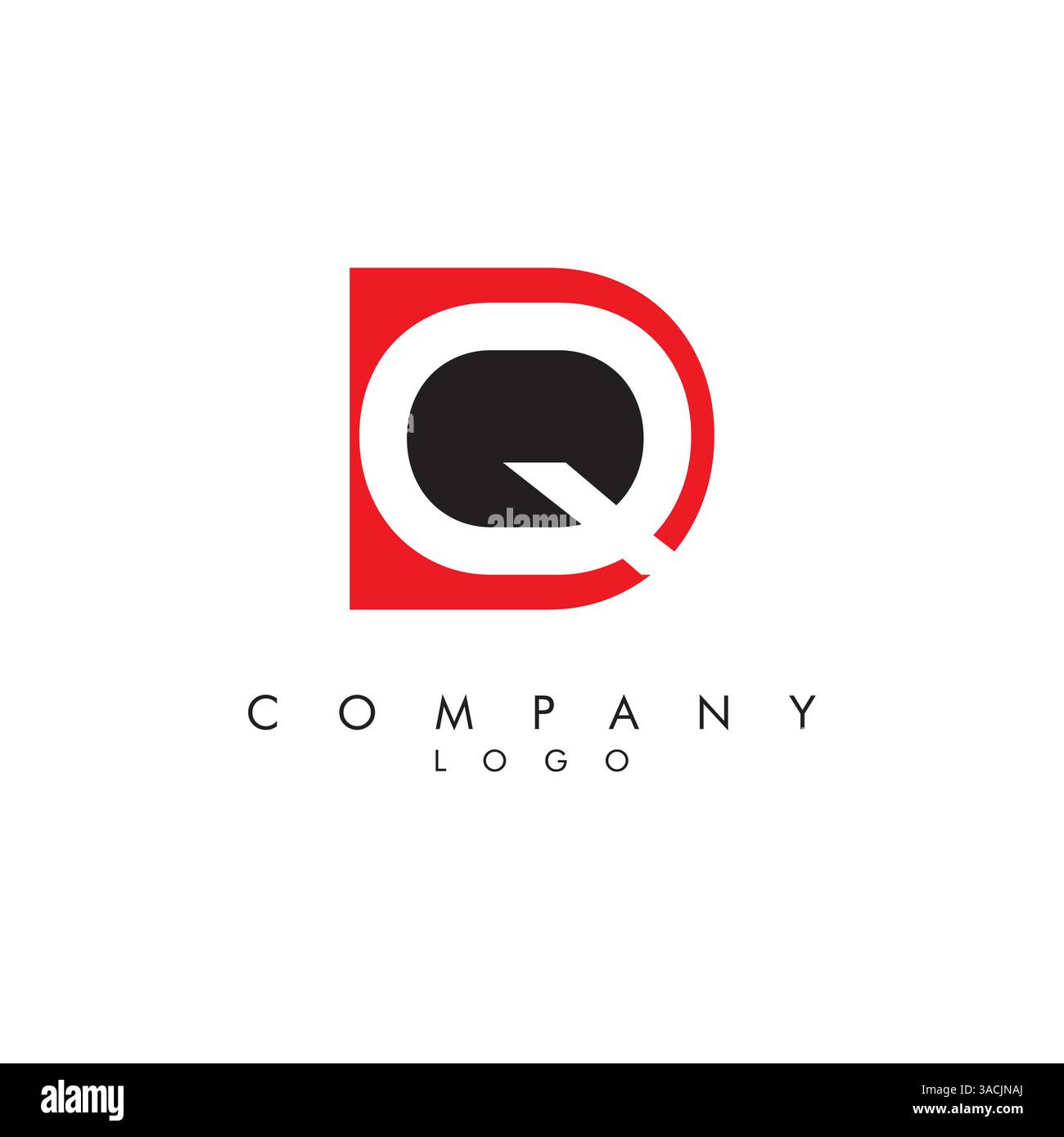 Letters dq, qd Company logo design icon vector Stock Vector Image & Art ...