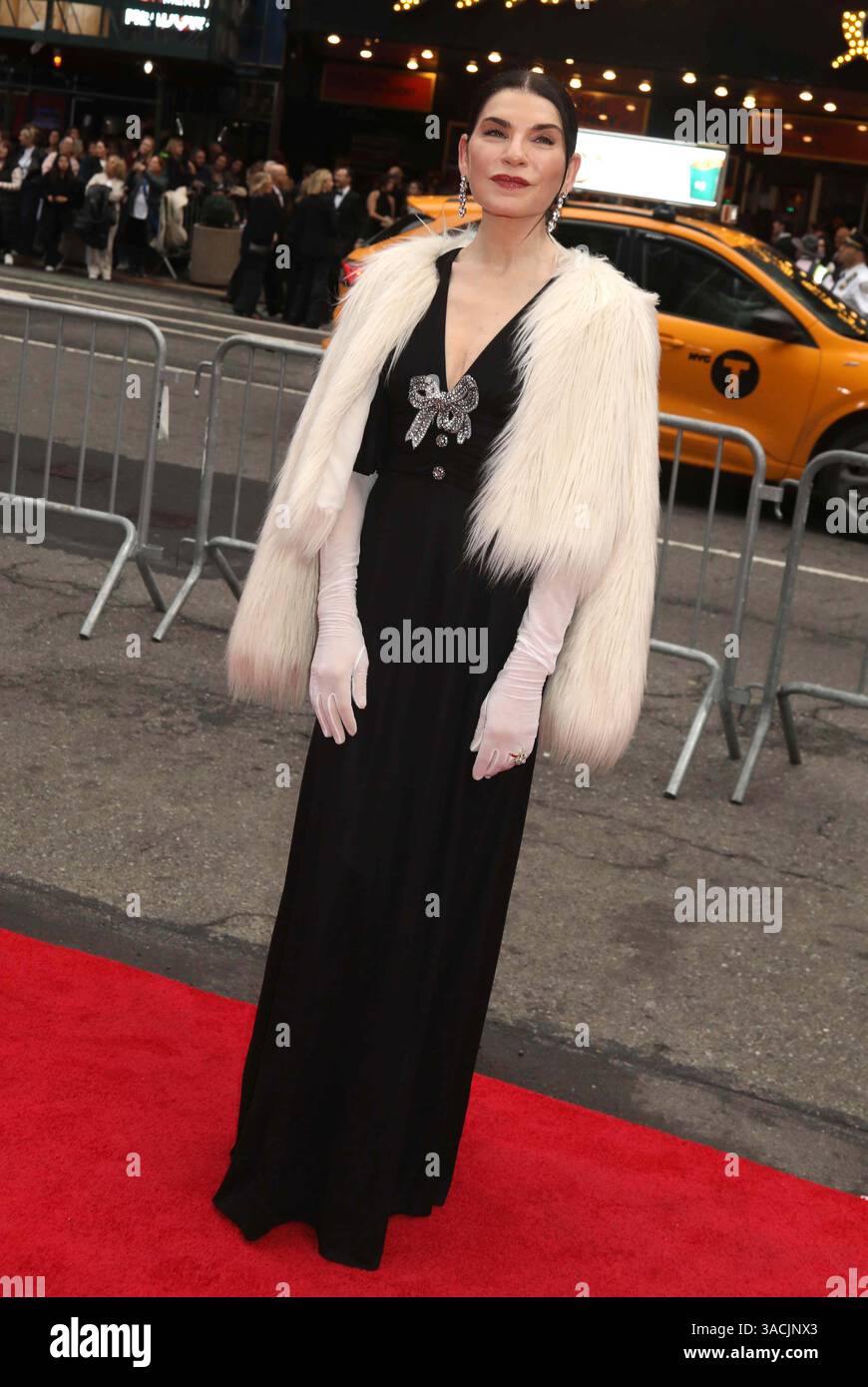 April 3, 2025, New York, New York, USA: Actor JULIANNA MARGULIES seen ...