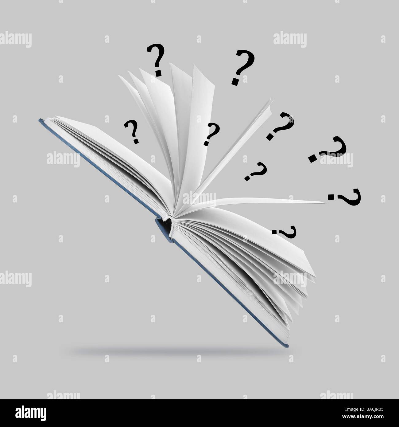 Grey question marks falling hi-res stock photography and images - Alamy