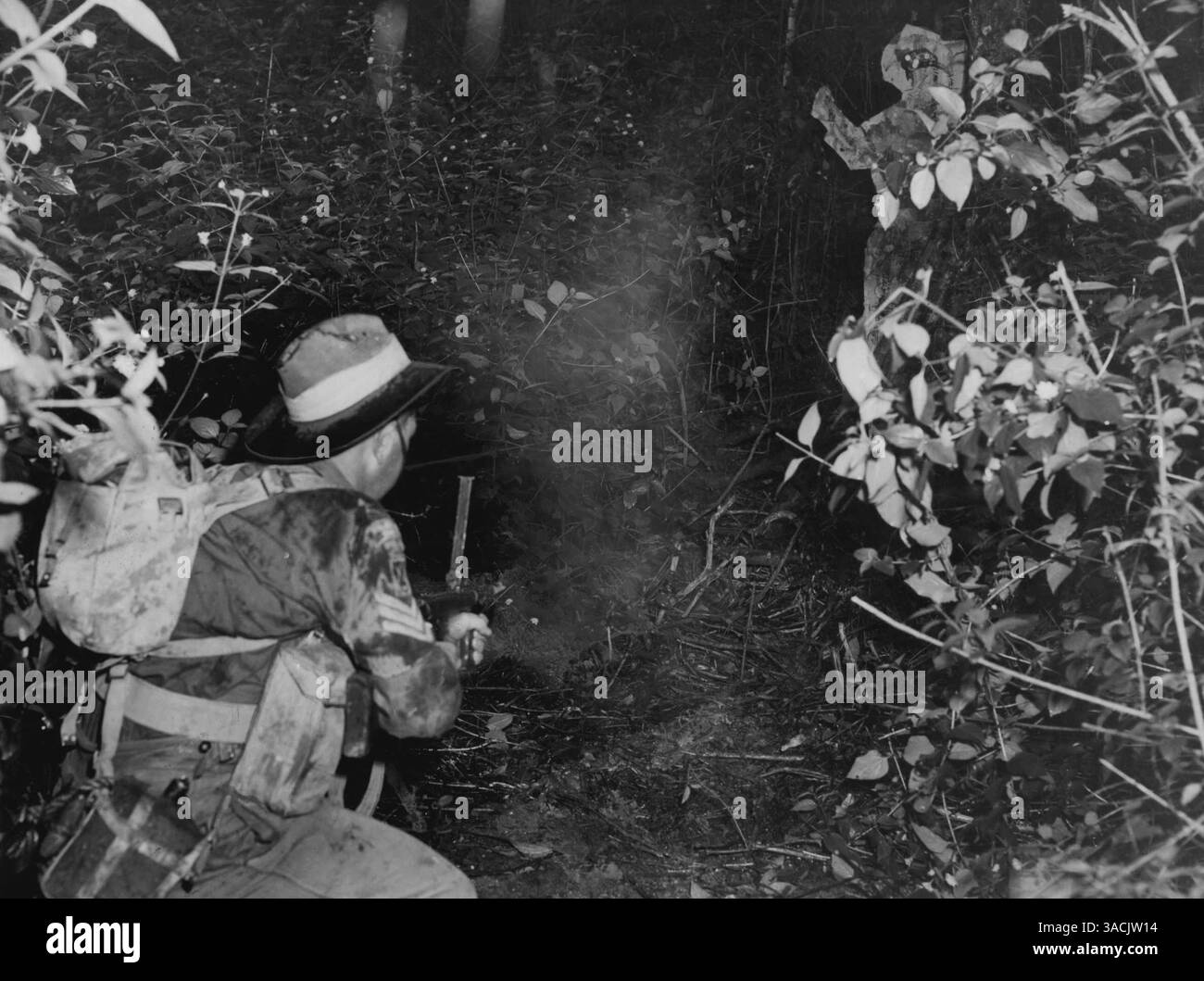 Snap-Shooting: A Penang-bound sergeant of the 2nd Battalion gets in a ...