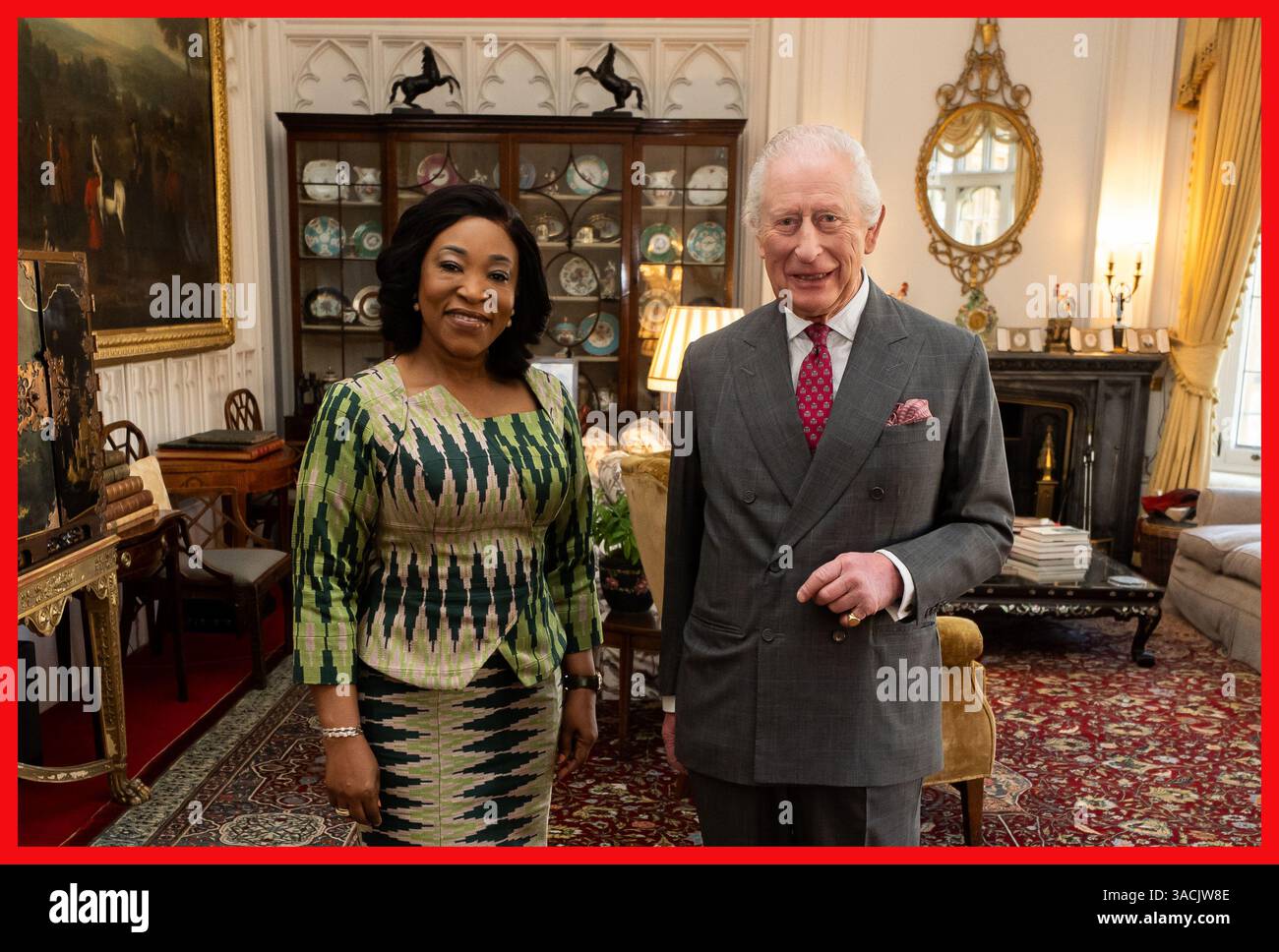 King Charles III receives Commonwealth Secretary-General, Shirley ...