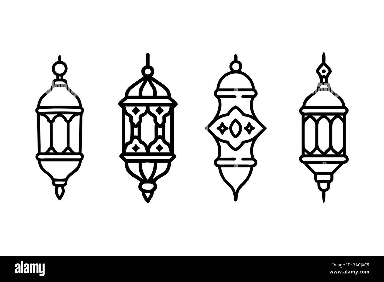 Arabic line art hi-res stock photography and images - Alamy