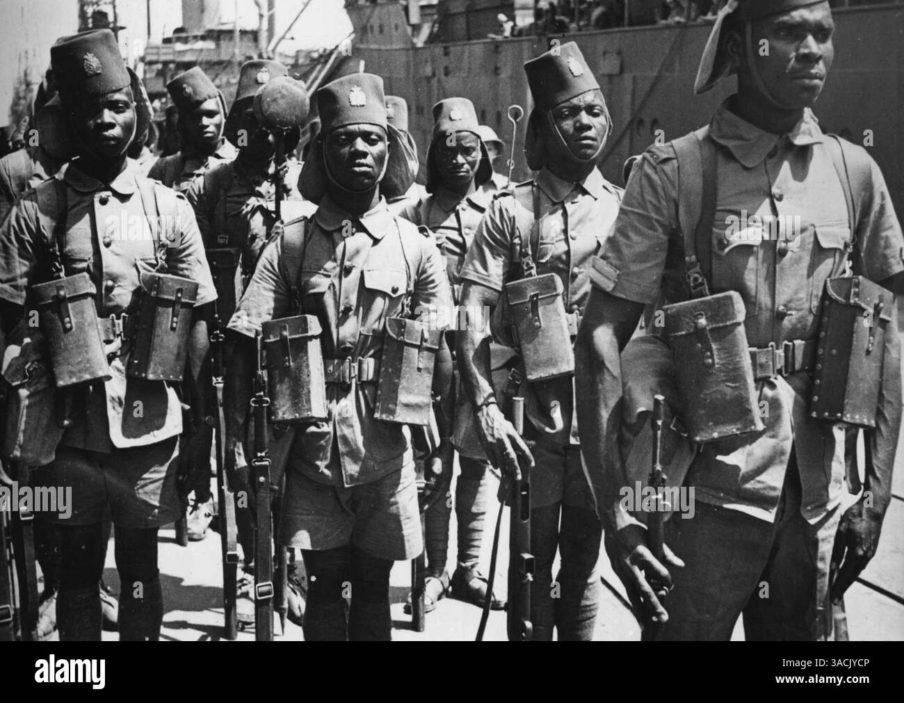 African troops congo regiment foreign troops hi-res stock photography ...